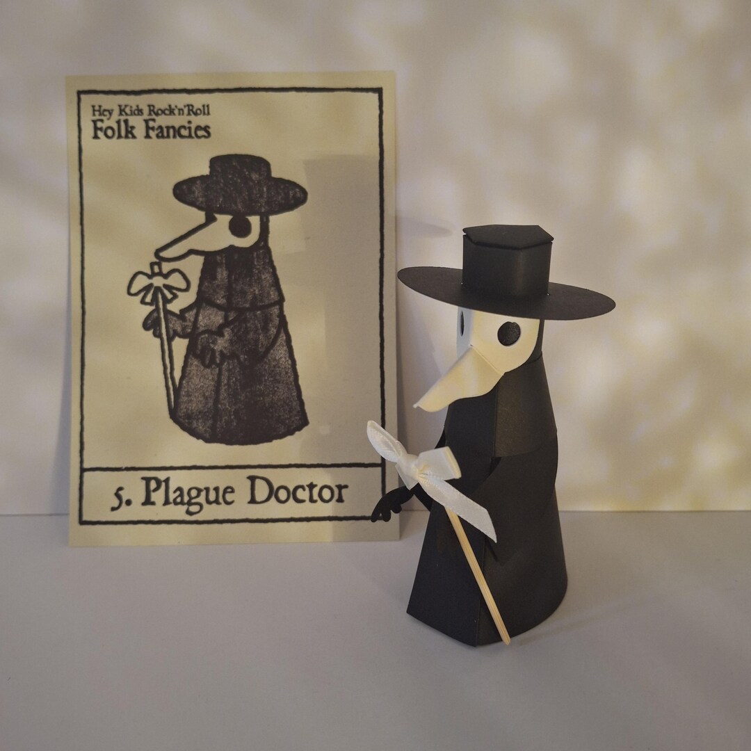 Plague Doctor Folk Fancy - Papercraft D.I.Y Model Kit Folk Horror ...