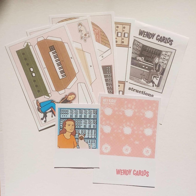 Wendy Carlos D.I.Y Diorama 3D Portrait - Etsy