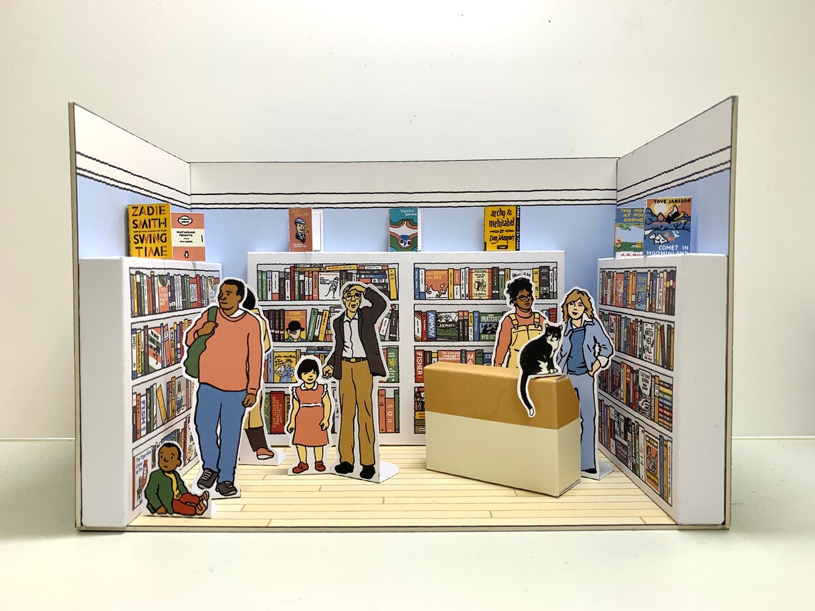 Build-your-own Model Bookshop - Etsy UK