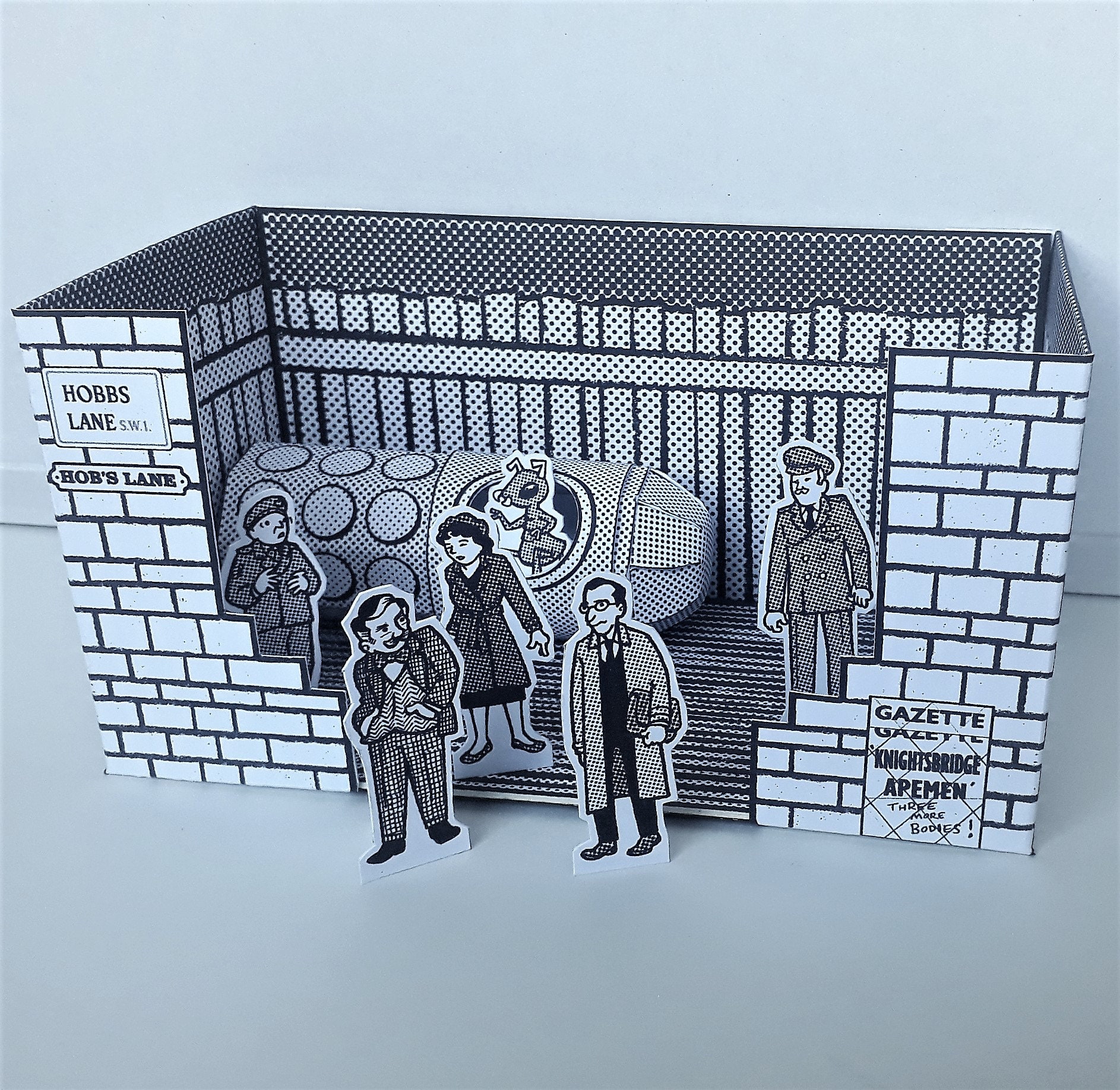Quatermass and the Pit Toy Theatre Diorama D.I.Y Card Paper - Etsy