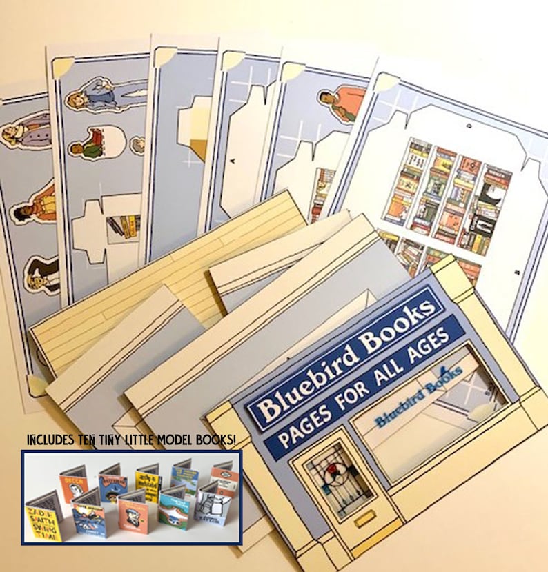 Build-your-own Model Bookshop - Etsy UK