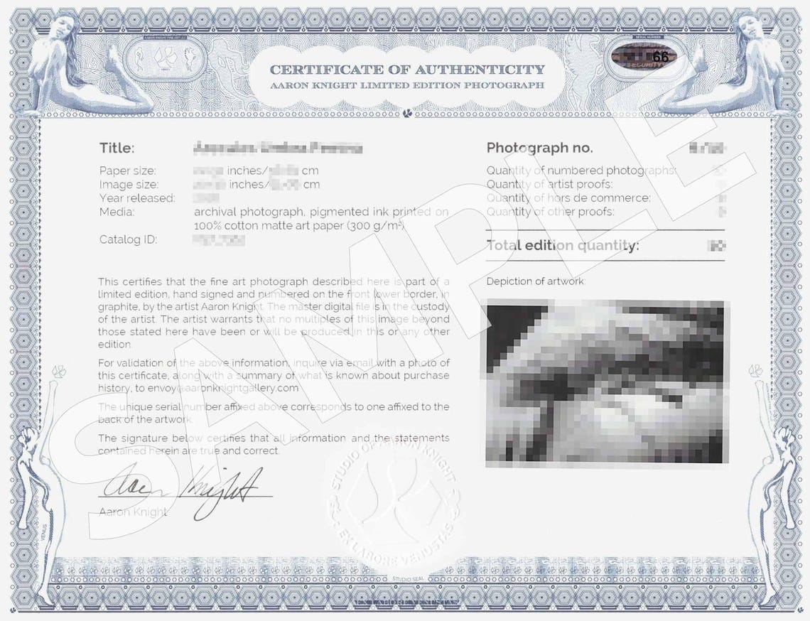 Fine Art Nude Woman Photography "emily Rope" (ed. 2/4) Archival Limited ...