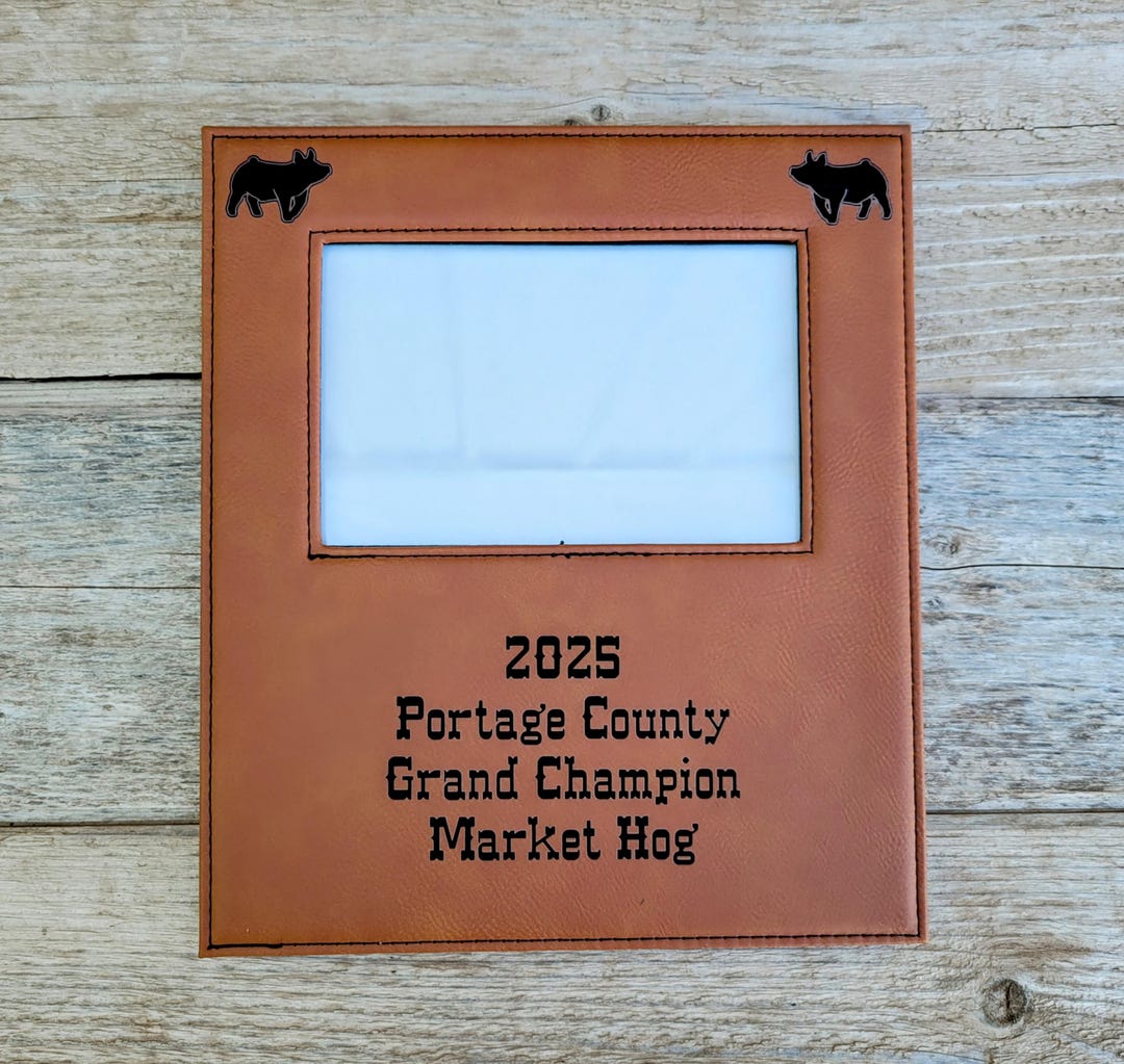 Livestock Show Award Custom Picture Frame County Fair Awards State Fair ...