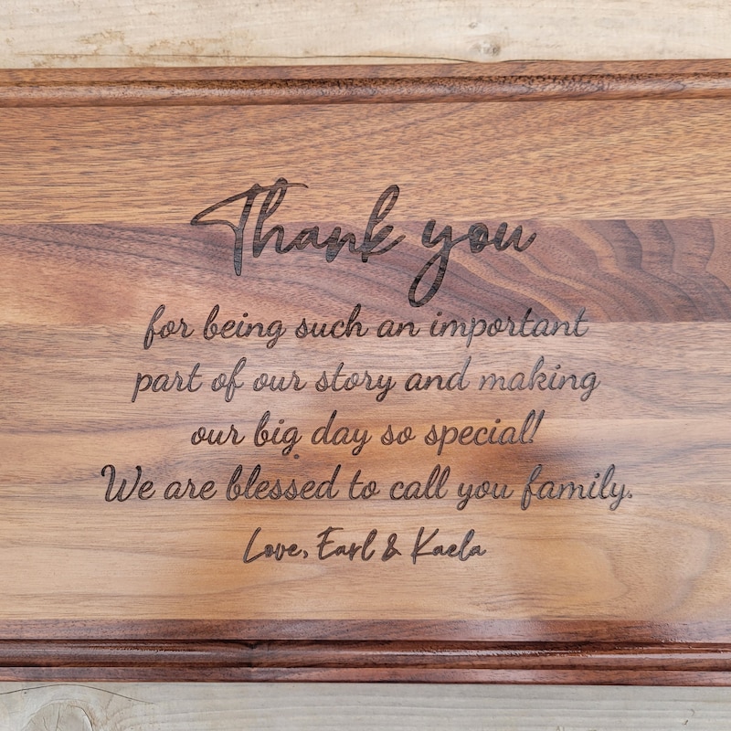 Wooden Thank You - Etsy