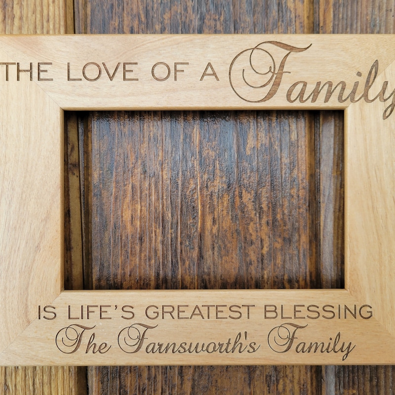 Family Picture Frame - Etsy