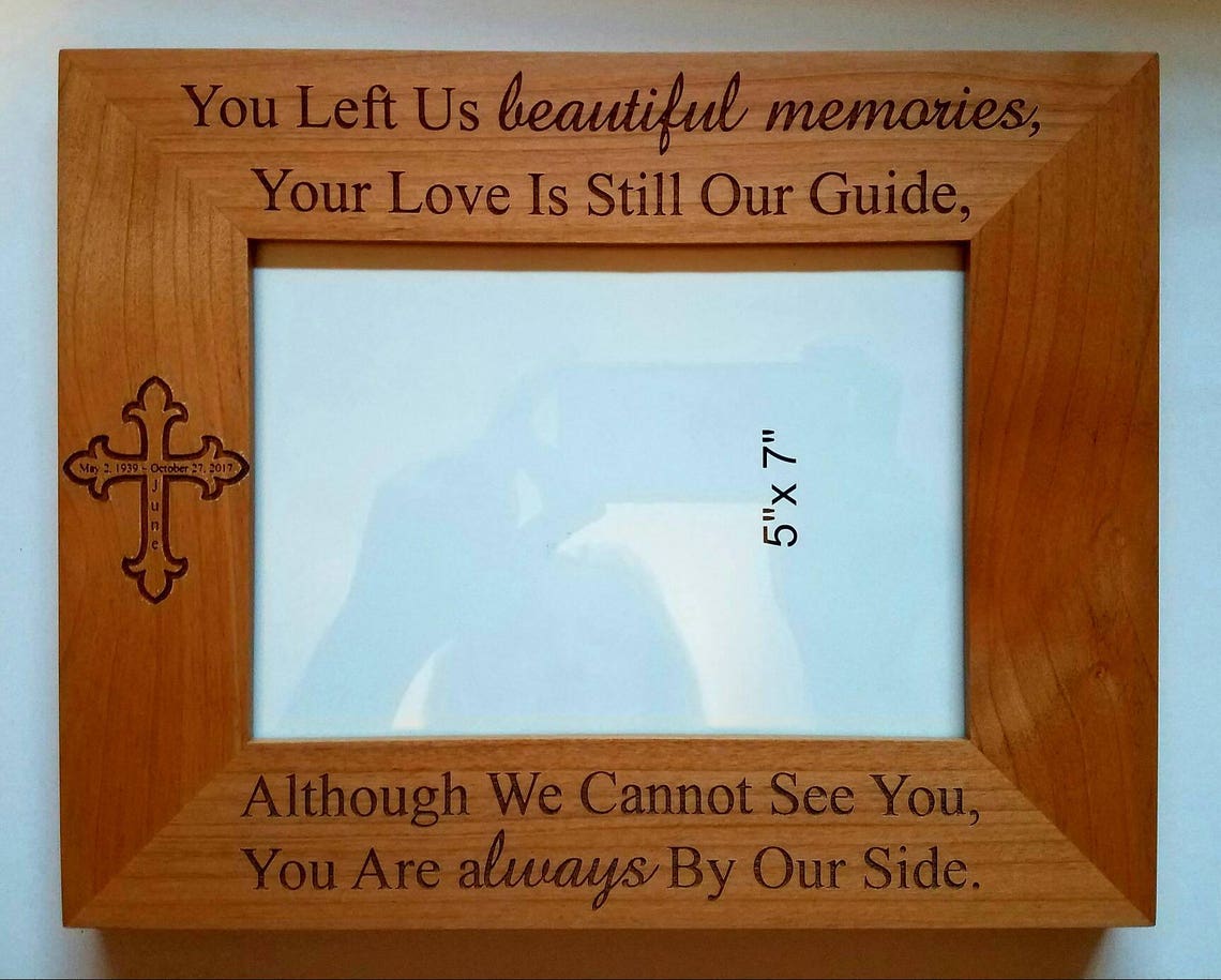 In Loving Memory Beautiful Memories Sympathy Gift Keepsake - Etsy