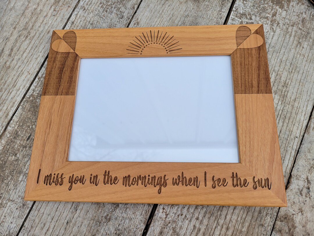 Sympathy Frame - Memorial Frame - Loss Gift - Memorial Mourning ...