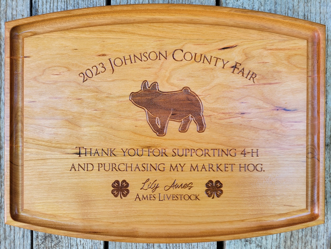 Market Hog Buyer Thank You Gift, 4H Thank You Gift, 4-H Gift ...