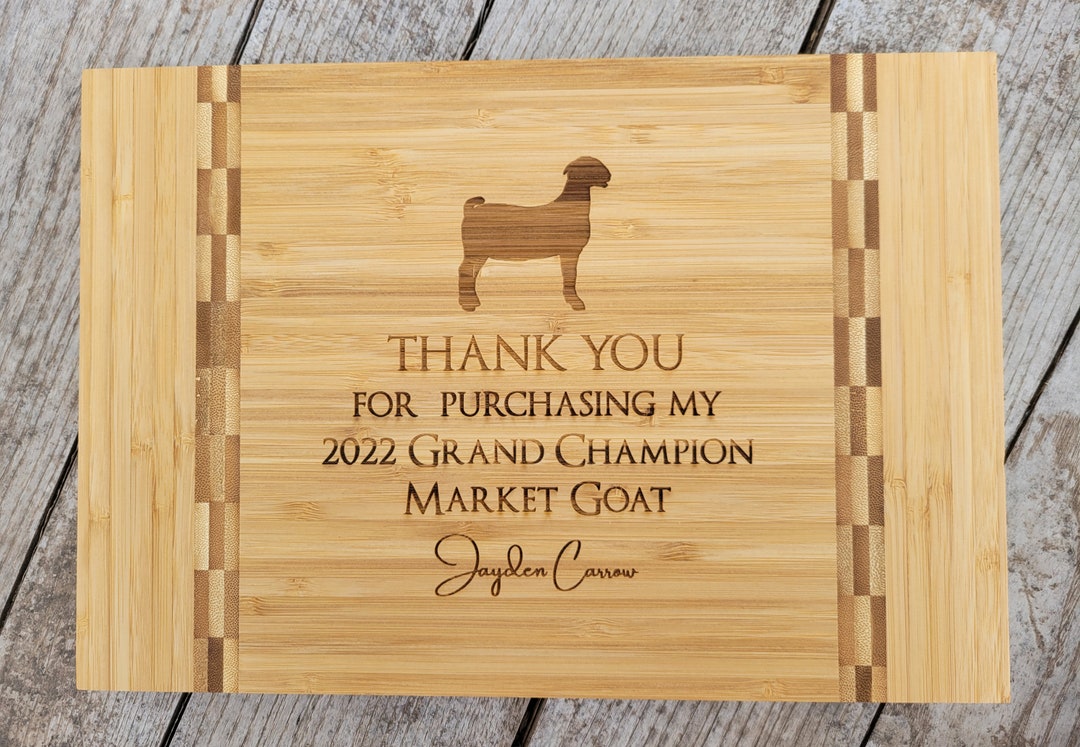 Market Goat Buyer Thank You Gift, 4H Thank You Gift, 4-H Gift ...