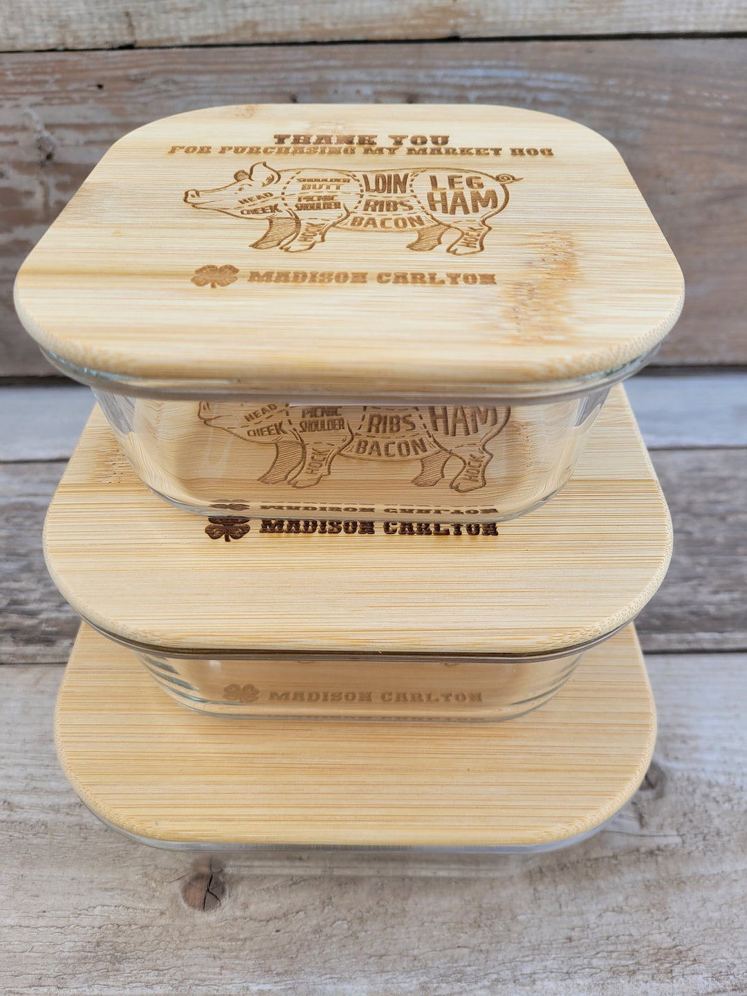 4H Market Hog Buyer Gift 4H Thank You Gift Swine Boar Barrow Sow Buyer ...