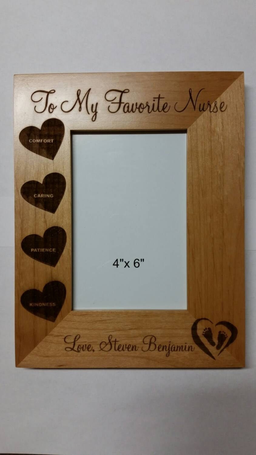 Favorite Nurse Gift, Thank You Gift to Nurse, Custom Picture Frame - Etsy