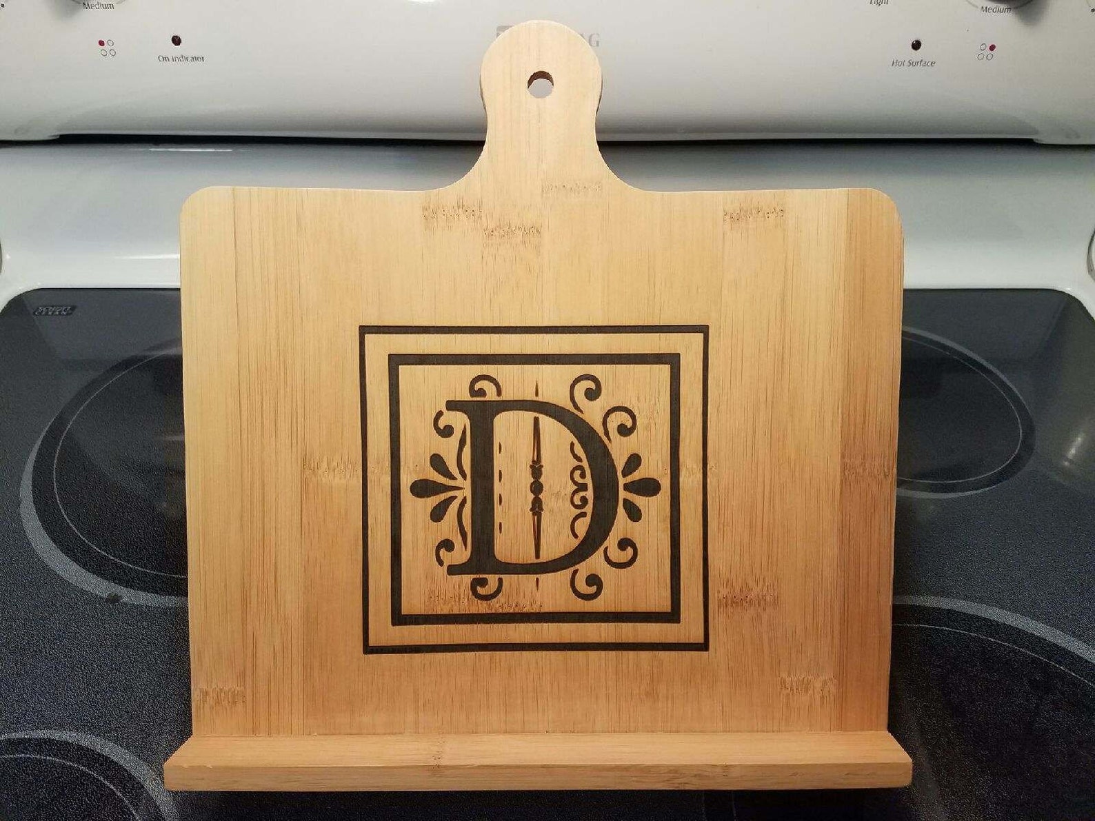 Custom Recipe Holder Personalized Cookbook Stand Engraved - Etsy