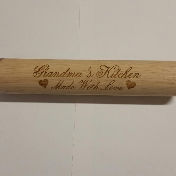 Engraved Rolling Pin - Etsy
