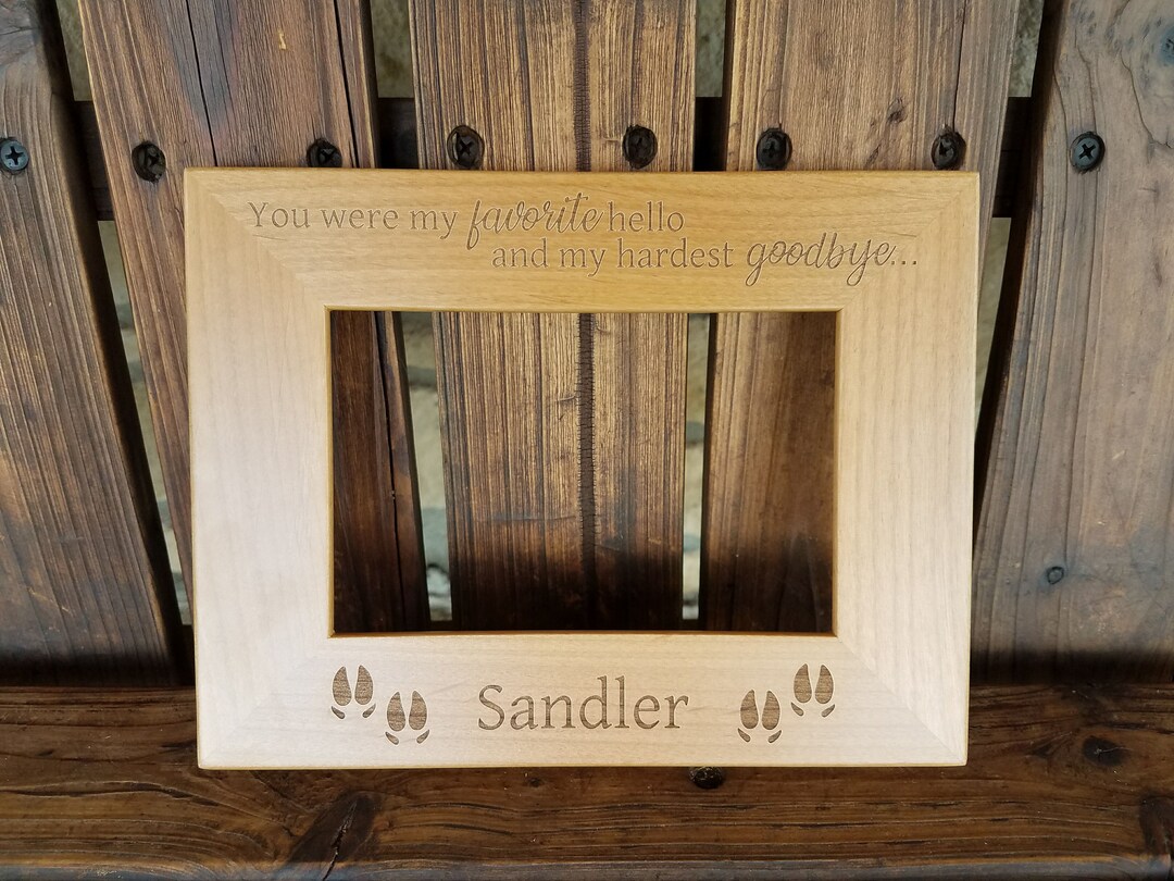 Personalized Pig Memorial Photo Frame - in Loving Memory Pig Owner Gift ...