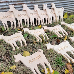 Show Goat Pen Sign, Wood Livestock Show Sign, Personalized Stall Sign ...