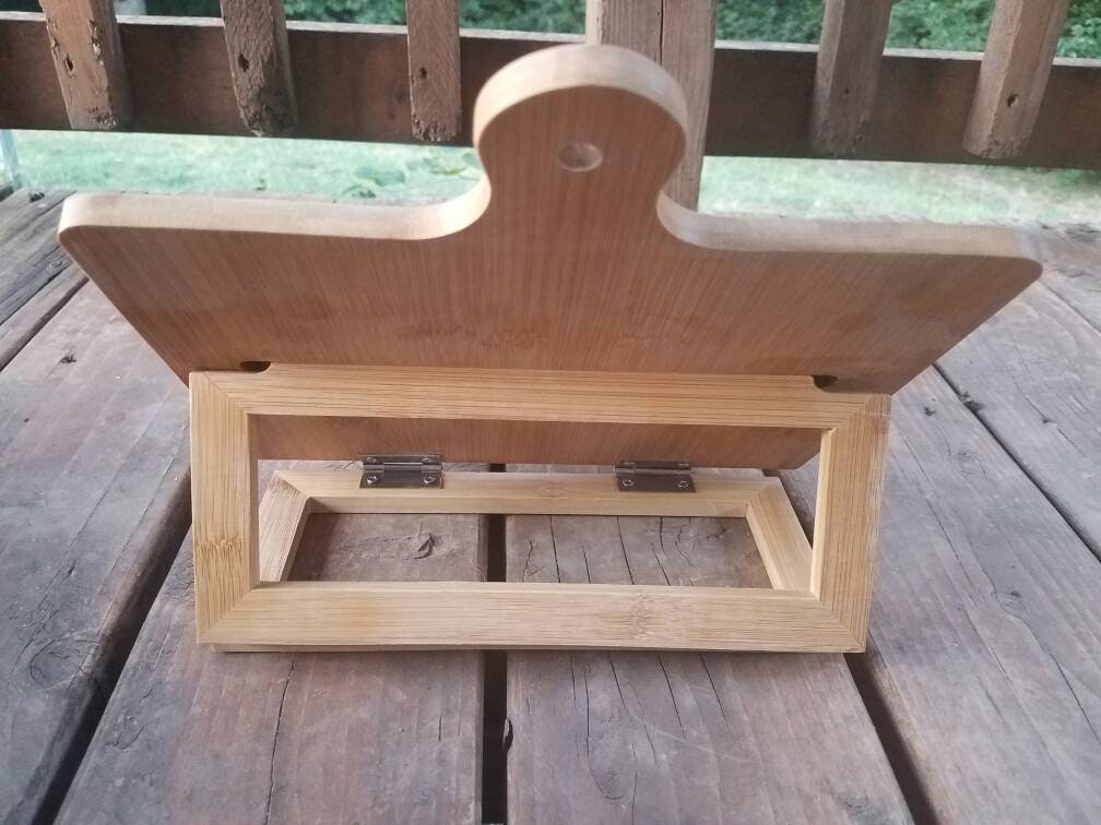 Personalized Engraved Chef Easel Recipe Book Stand Cutting Board ...