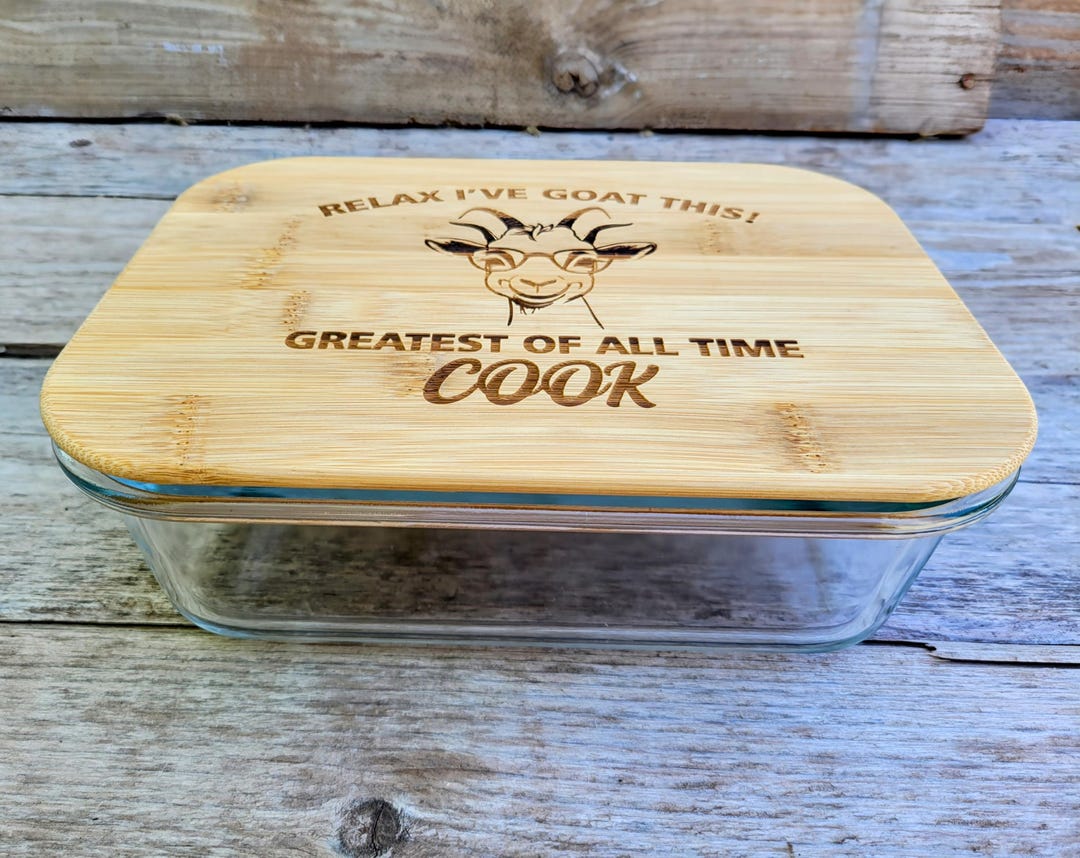 G.O.A.T. Cook Appreciation Gift Custom Treat Dish Greatest of All Time ...