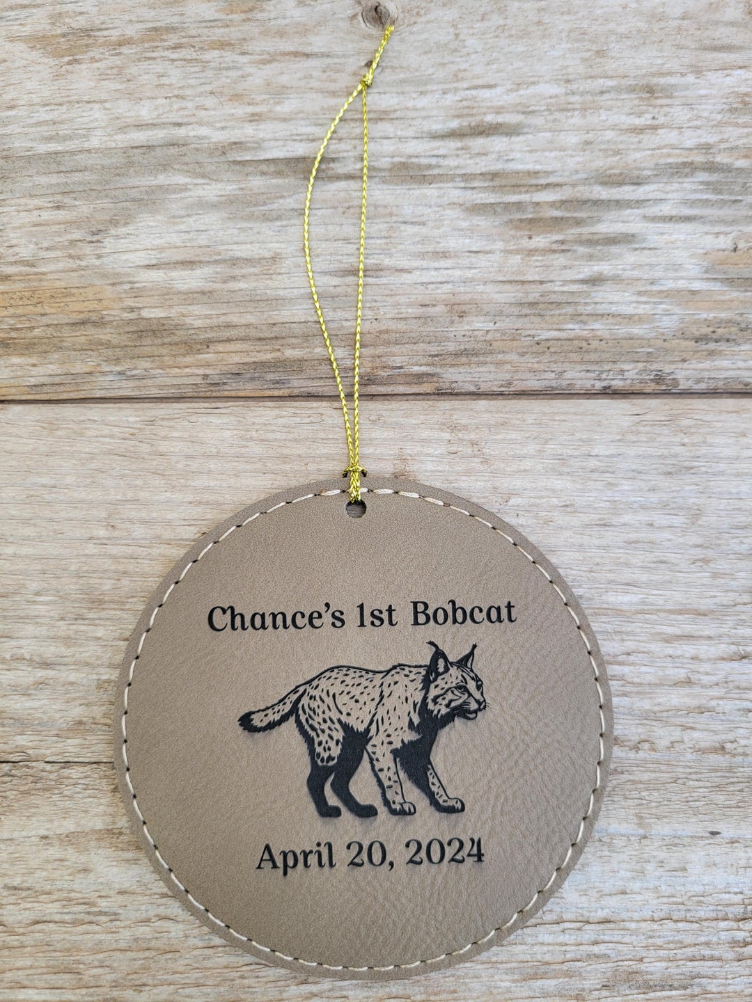 Bobcat Ornament Gift for Trappers First Bobcat Keepsake Ornament Bobcat ...