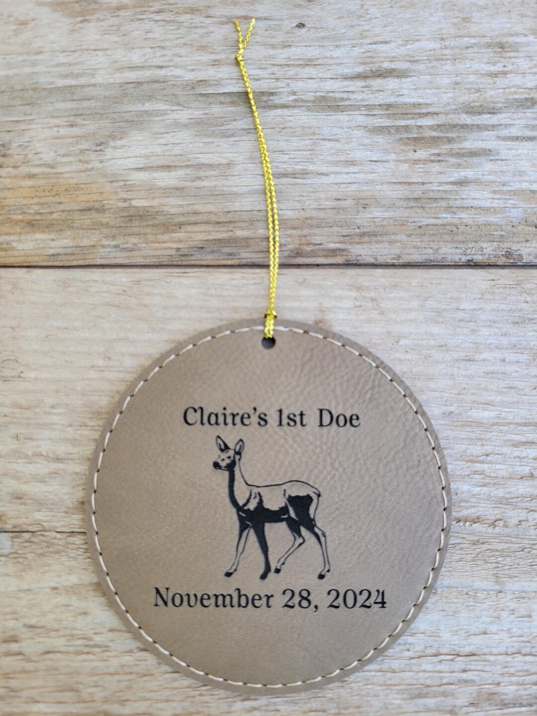 Doe Ornament Gift for First Deer Hunt Deer Keepsake Ornament Doe ...