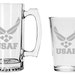 US Air Force USAF Etched Mug Glass Beer Growler - Etsy