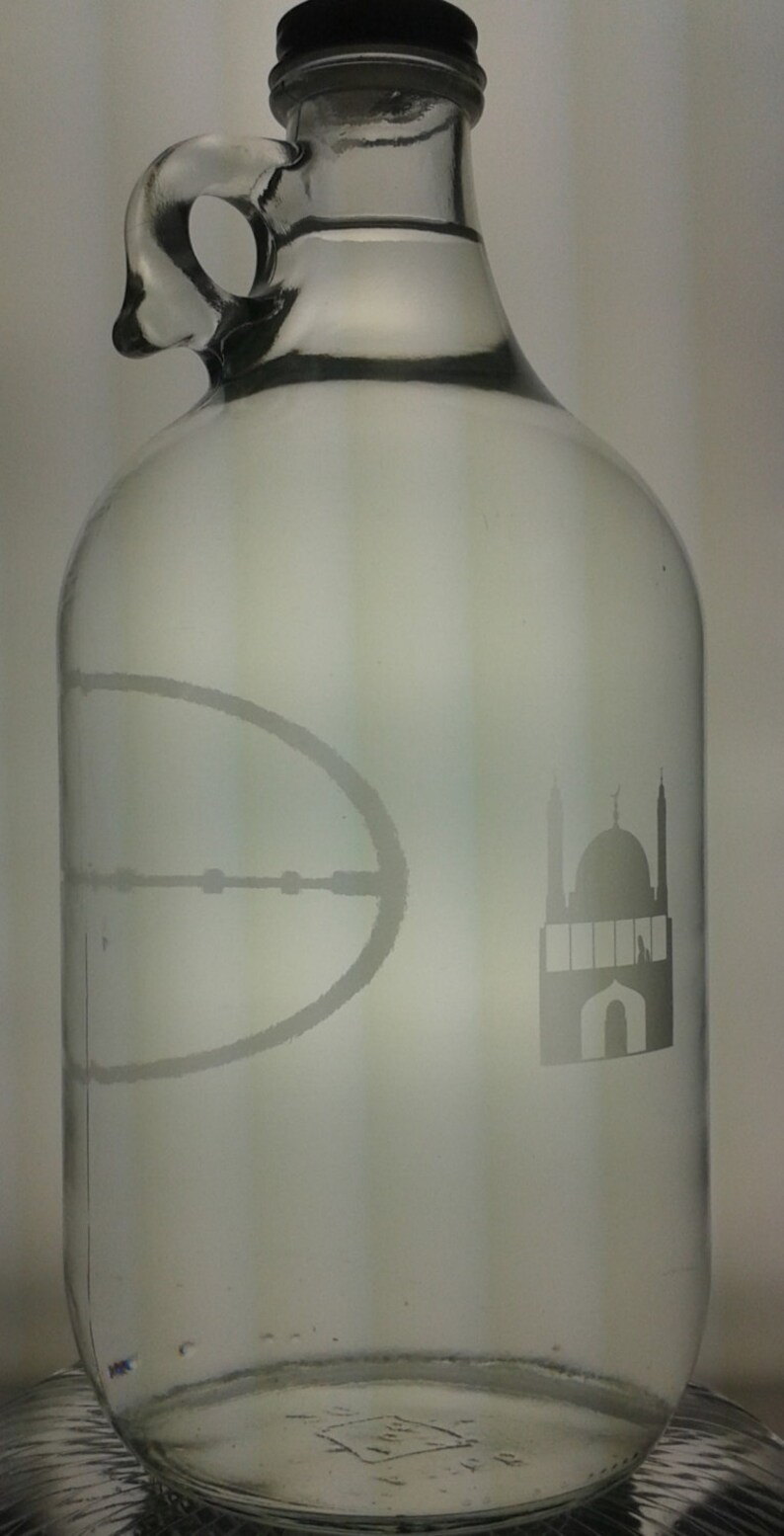 Sniper Scope 64oz Clear Etched Beer Growler - Etsy