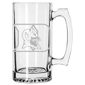 Duke Etched Barware - Mug - Glass - Beer - Growler - Blue Devils - Etsy