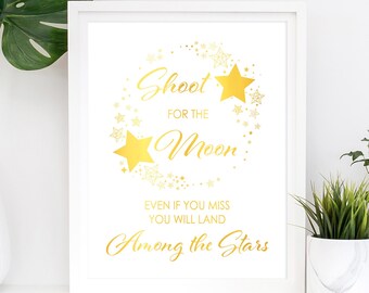 Shoot for the Moon | Etsy