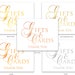 Card and Gift Sign, Gold Wedding Signs, Birthday Party Signage for ...