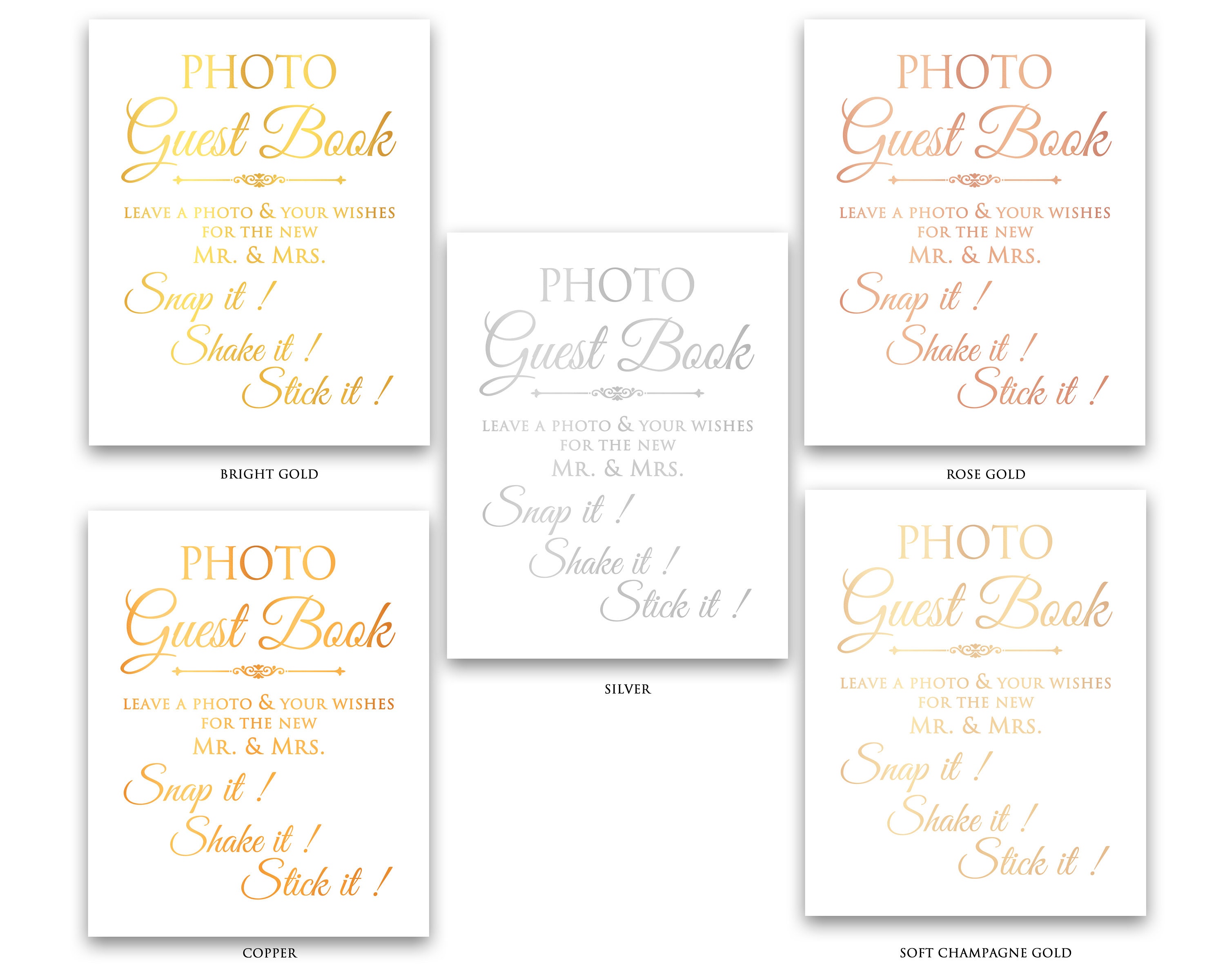 Please Sign our Guestbook Sign Photo Wedding Guest Book | Etsy