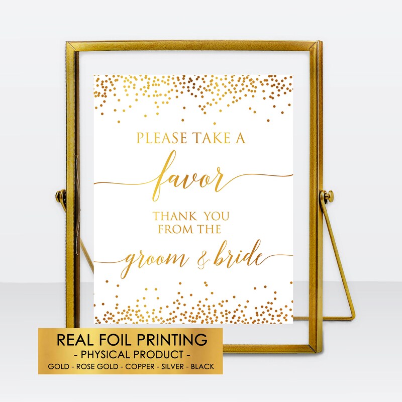 Wedding Favor Sign - Etsy