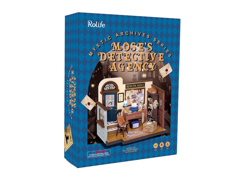 Moses Detective Agency DIY Miniature House Kit DG157 - Etsy