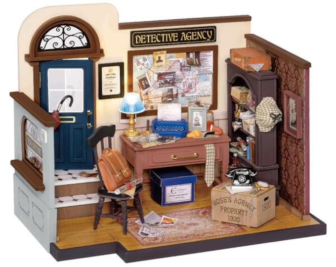 Moses Detective Agency DIY Miniature House Kit DG157 - Etsy