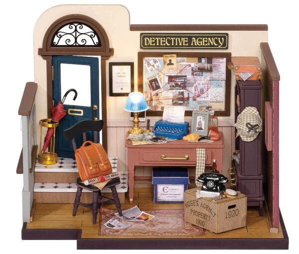 Moses Detective Agency DIY Miniature House Kit DG157 - Etsy