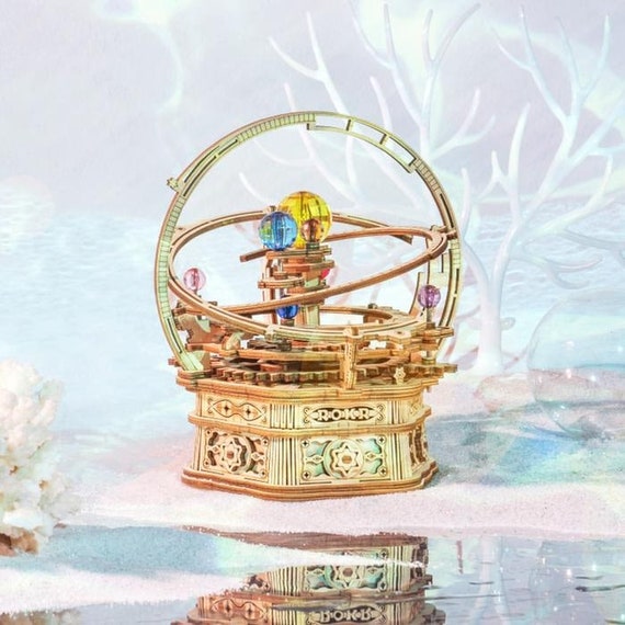 Starry Night Orrery Mechanical Music Box | Etsy
