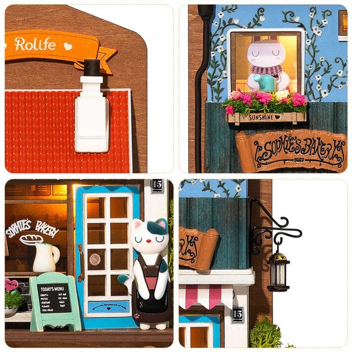Aroma Toast Lab DIY Wall Hanging Miniature House Kit - Etsy