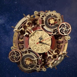 Zodiac Wall DIY Clock Time Engine - Etsy