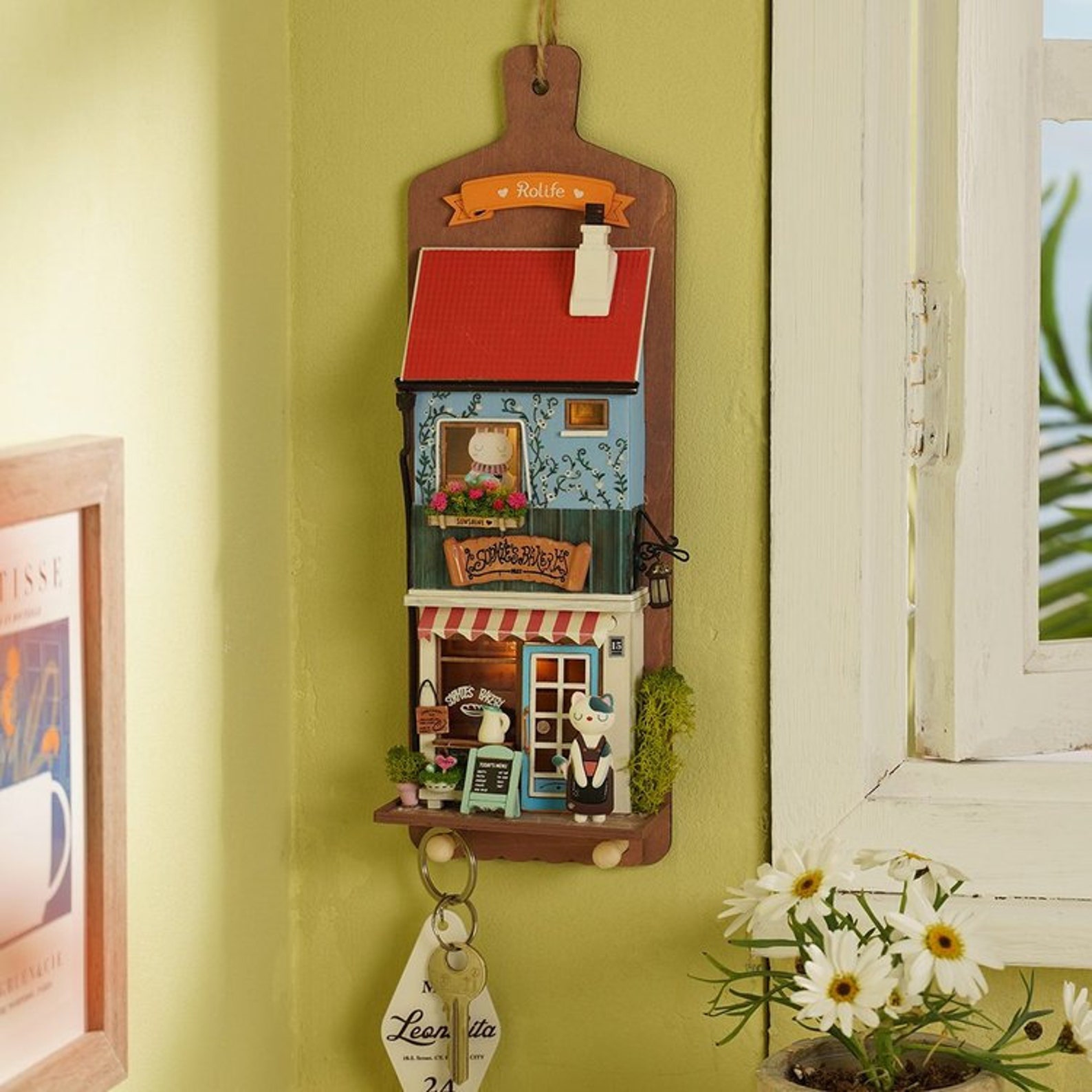 Aroma Toast Lab DIY Wall Hanging Miniature House Kit - Etsy