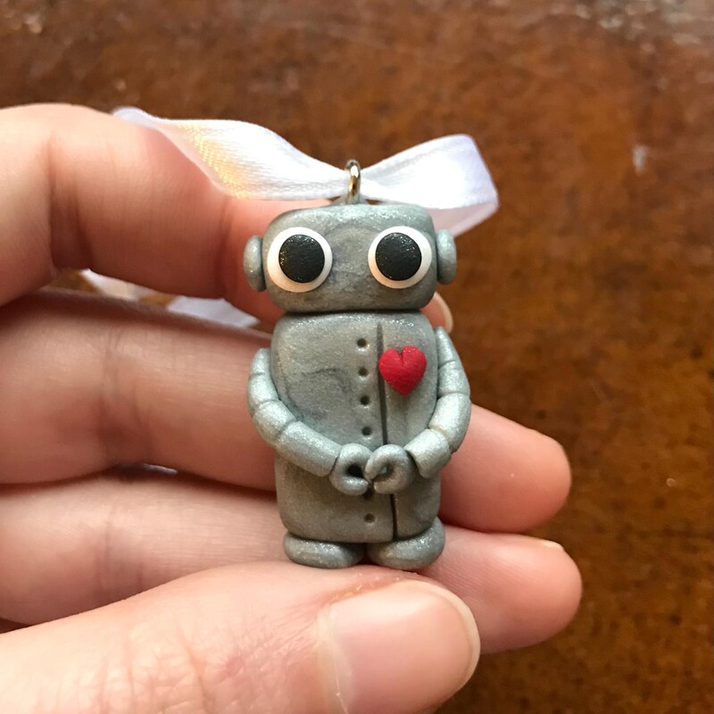 Robot Ornament - Etsy