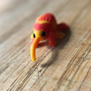Orange Weevil Miniature Clay Figurine - Etsy