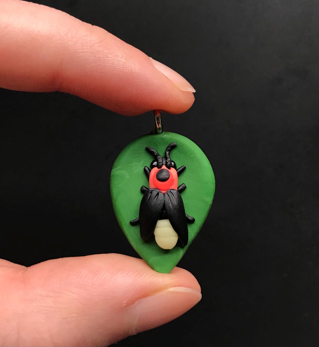 Lightning Bug Pendant | Firefly Keychain | Insect Jewelry | Entomology ...