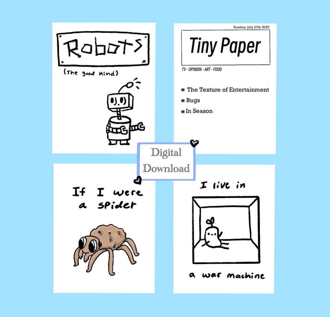 Printable Mini Zines PDF, Digital Files - Etsy