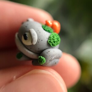 Nature Frog Figurine, Golem Troll Mushroom Moss Sculpture, Goblincore ...