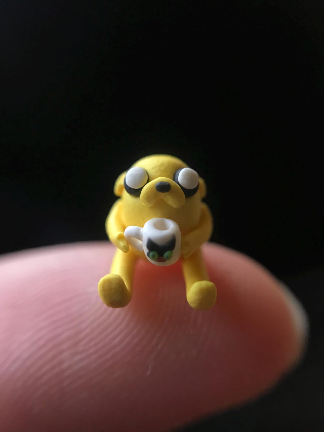 Miniature Jake the Dog With His Cat Mug Figurine, Collectible Adventure ...