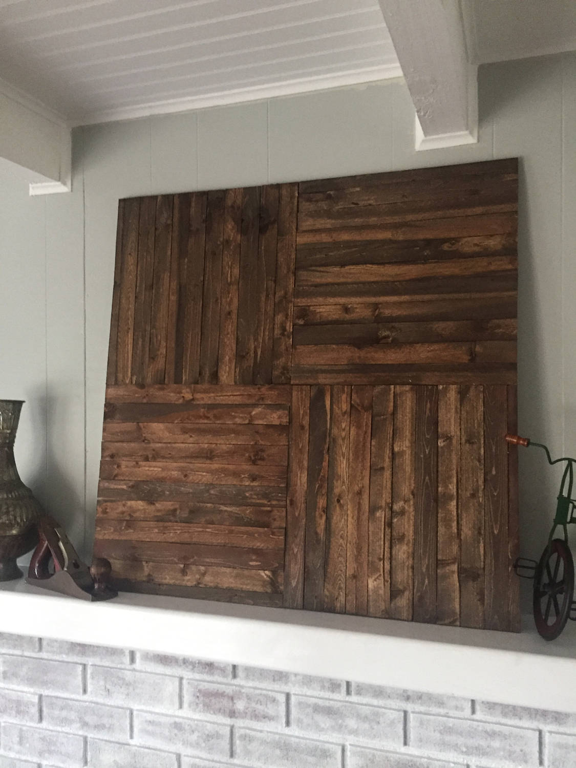 Square Stickwood Wood Wall Art - Etsy