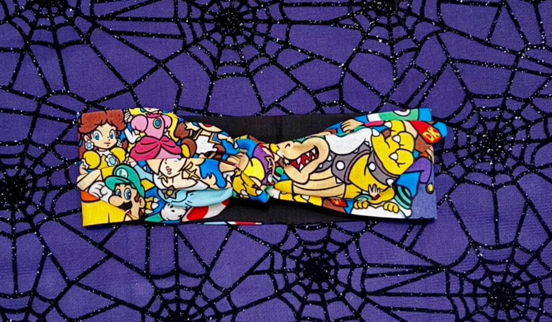 Super Mario Brothers Headband Luigi Bowser Yoshi Toad Princess Peach ...