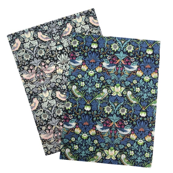 Liberty Print A5 or A4 Strawberry Thief Adhesive Sheets | Etsy