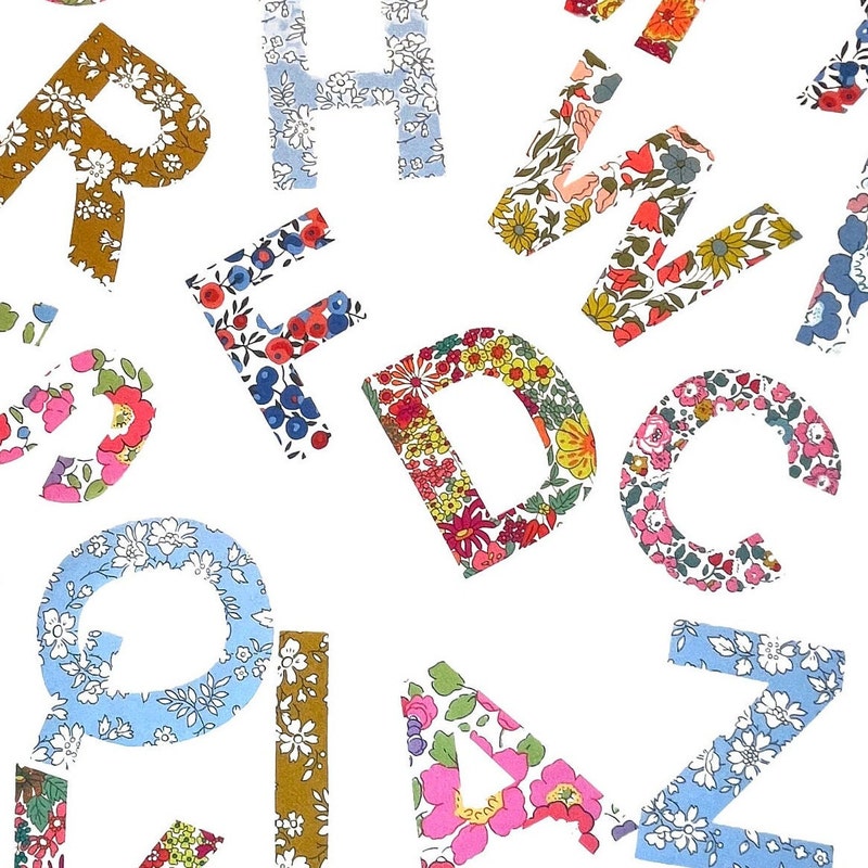 Applique Letters - Etsy UK