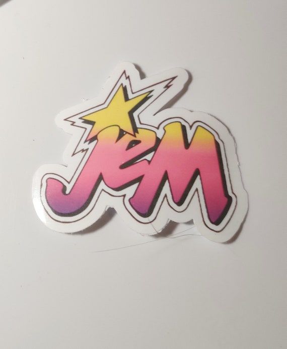 80's Cartoon Jem and the Holograms Sticker | Etsy