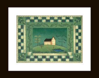 Country Art Print | Etsy