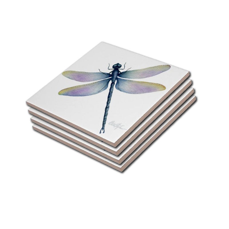 Dragonfly Tile - Etsy